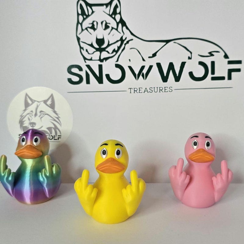 Middle Finger Duck - Etsy