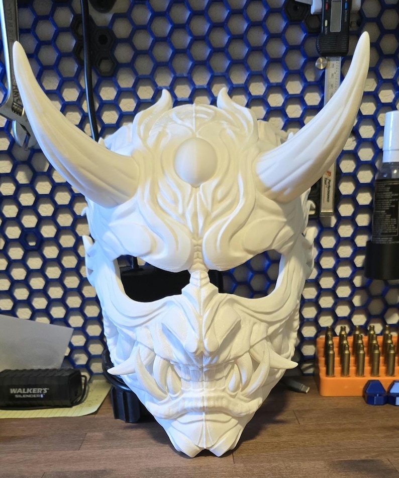 3D Printed Oni Mask - Etsy