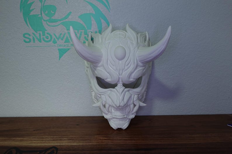 3D Printed Oni Mask - Etsy