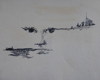 Nyc Pen Drawing - Etsy