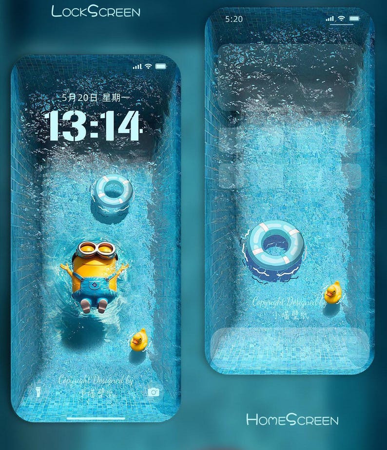 Minions Phone Wallpapers 3D, 8K Mobile Phone Wallpapers - Etsy