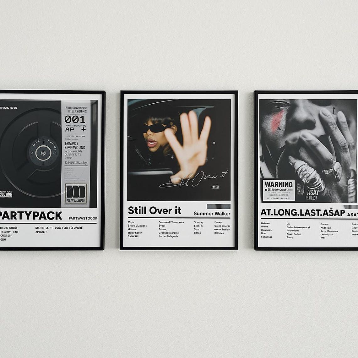 Music Album Posters FRAMED - Etsy