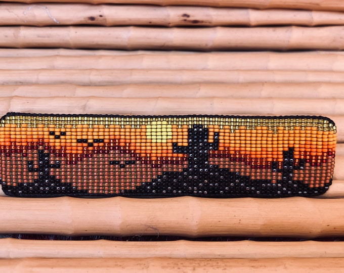 Arizona's Desert Sky Scene Beaded Bracelet - Etsy