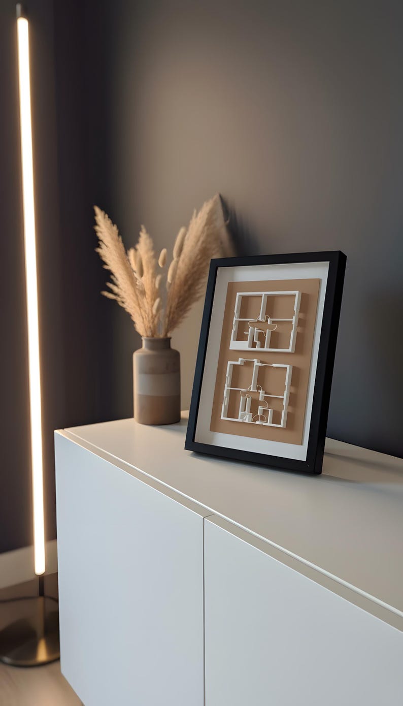 Custom 3D Floor Plan Artwork - Etsy