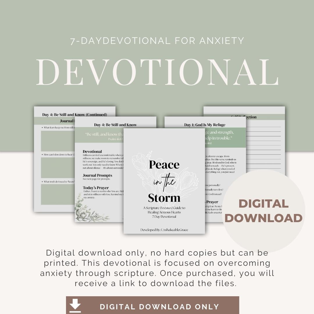 7 Day Christian Devotional - Etsy