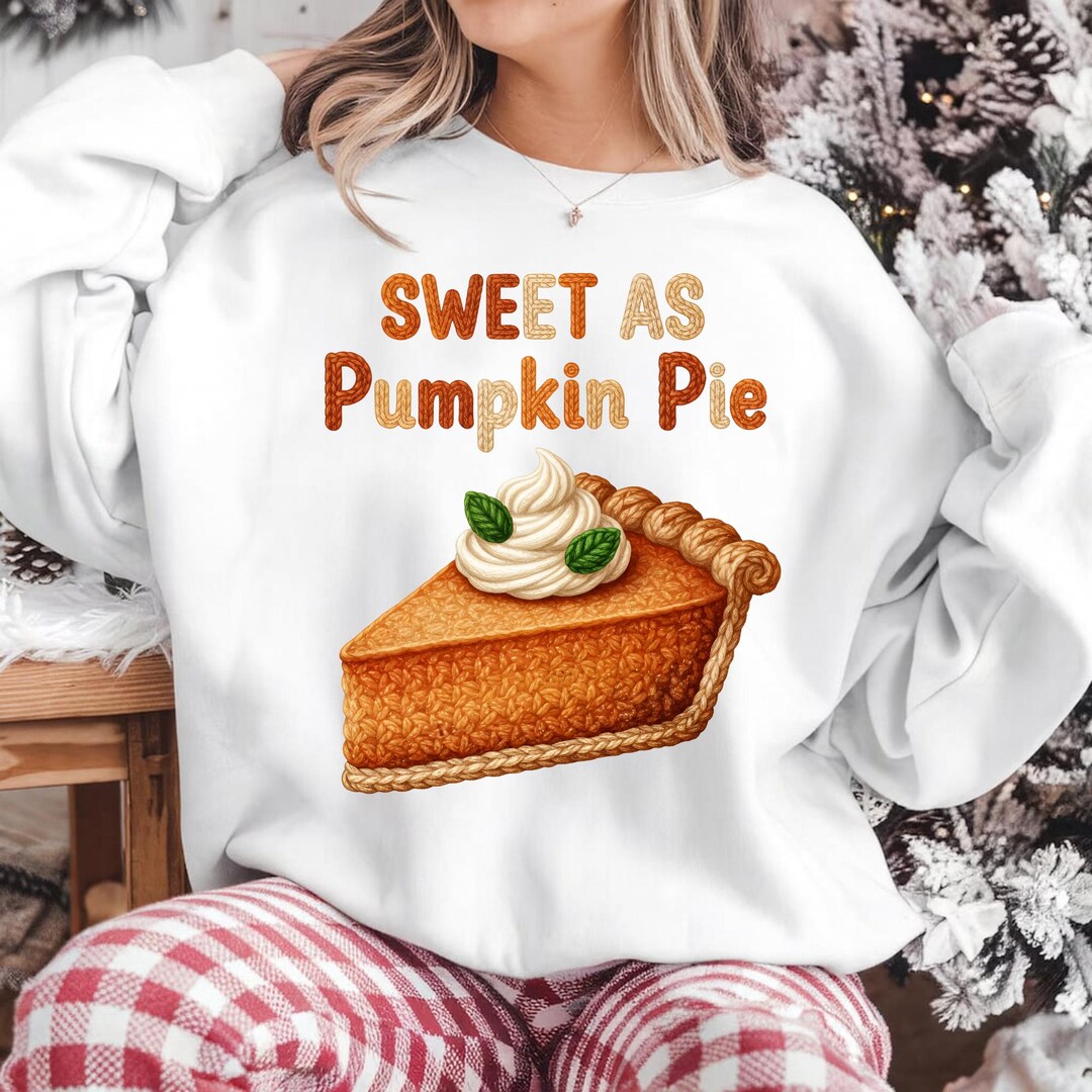 Sweet as Pumpkin Pie PNG, Crochet Pie Clipart, Cute Fall Thanksgiving ...