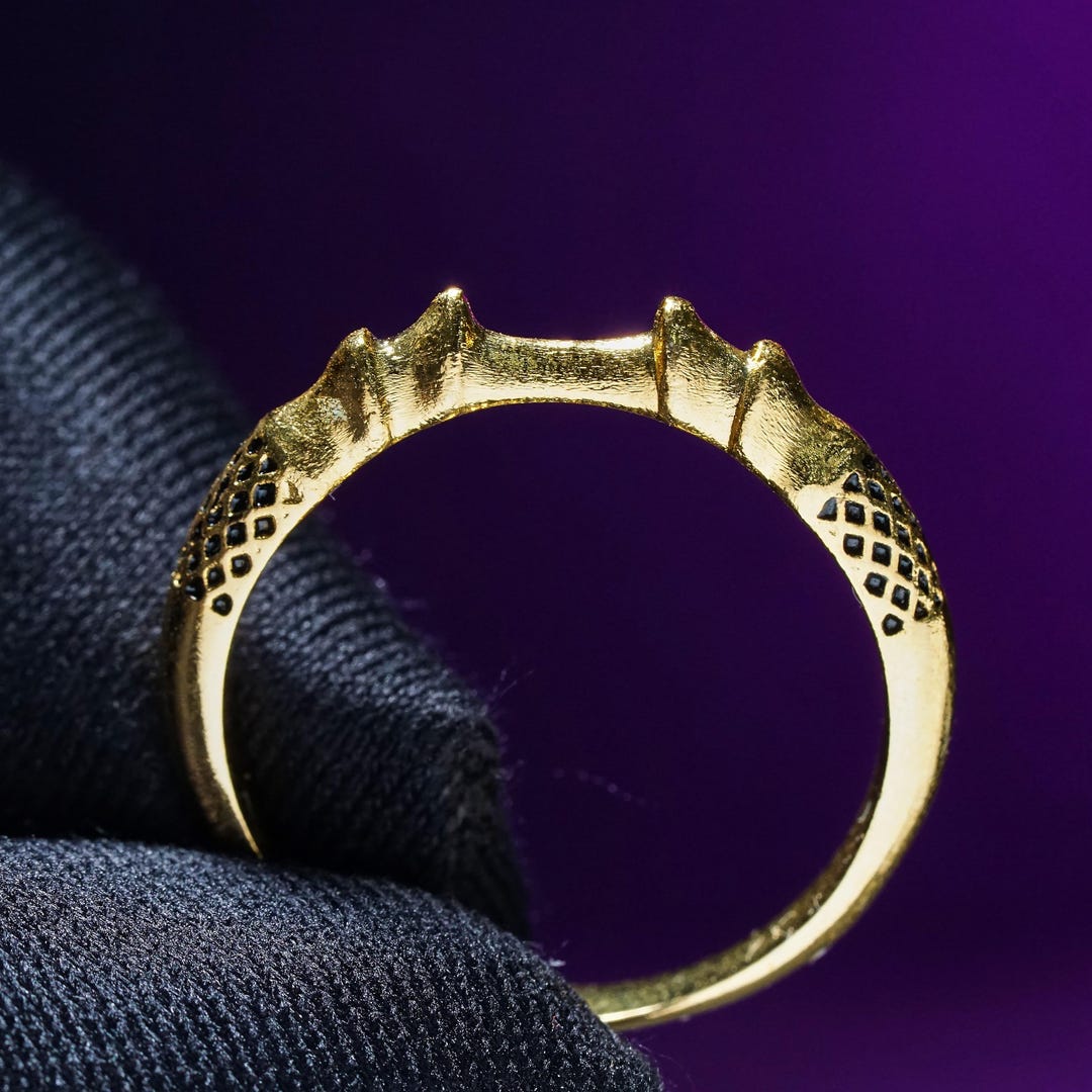 Fanmade Spectral Steed Whistle Ring – El.den Mount Tribute in 18K Gold ...