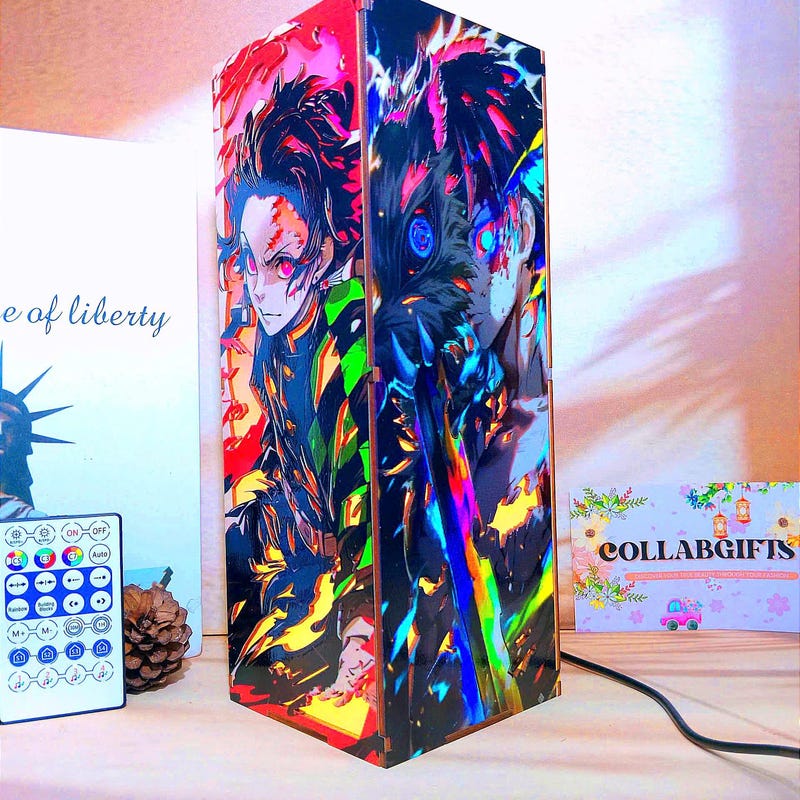 Demon Slayer Table Lamp - Etsy