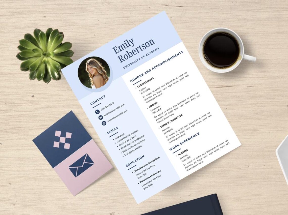 Classy Sorority Rush Resume Template! Make Yourself Standout With These ...
