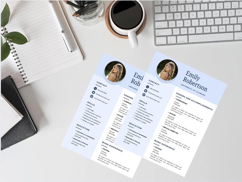 Classy Sorority Rush Resume Template! Make Yourself Standout With These ...