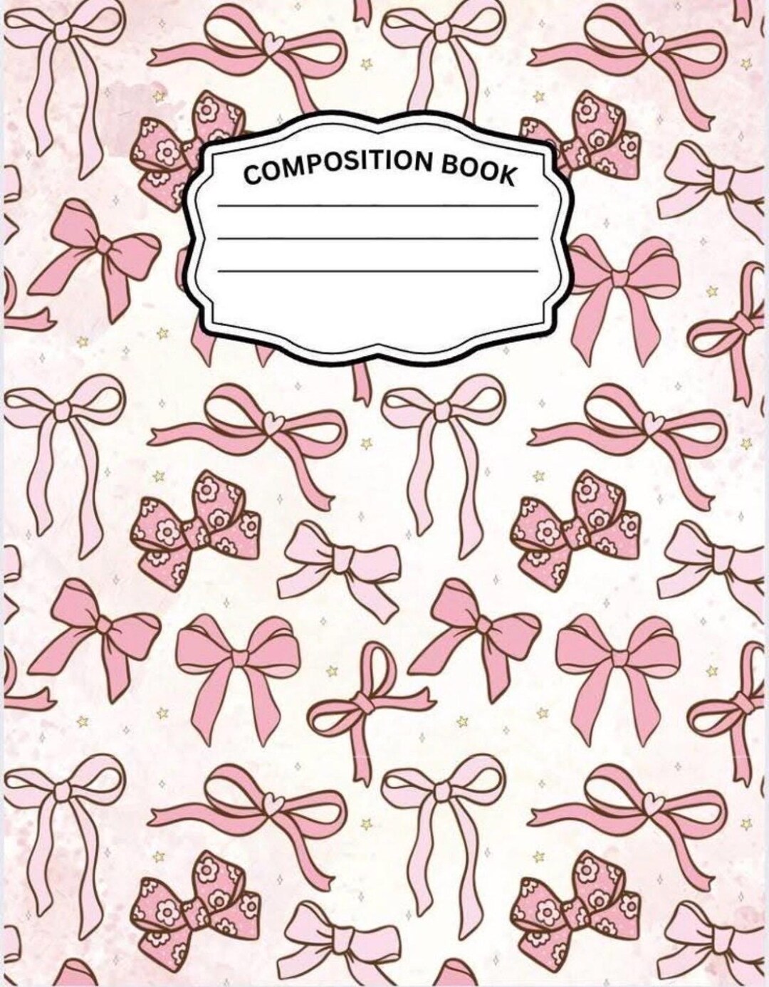 Bow Ties Composition Cover - Etsy