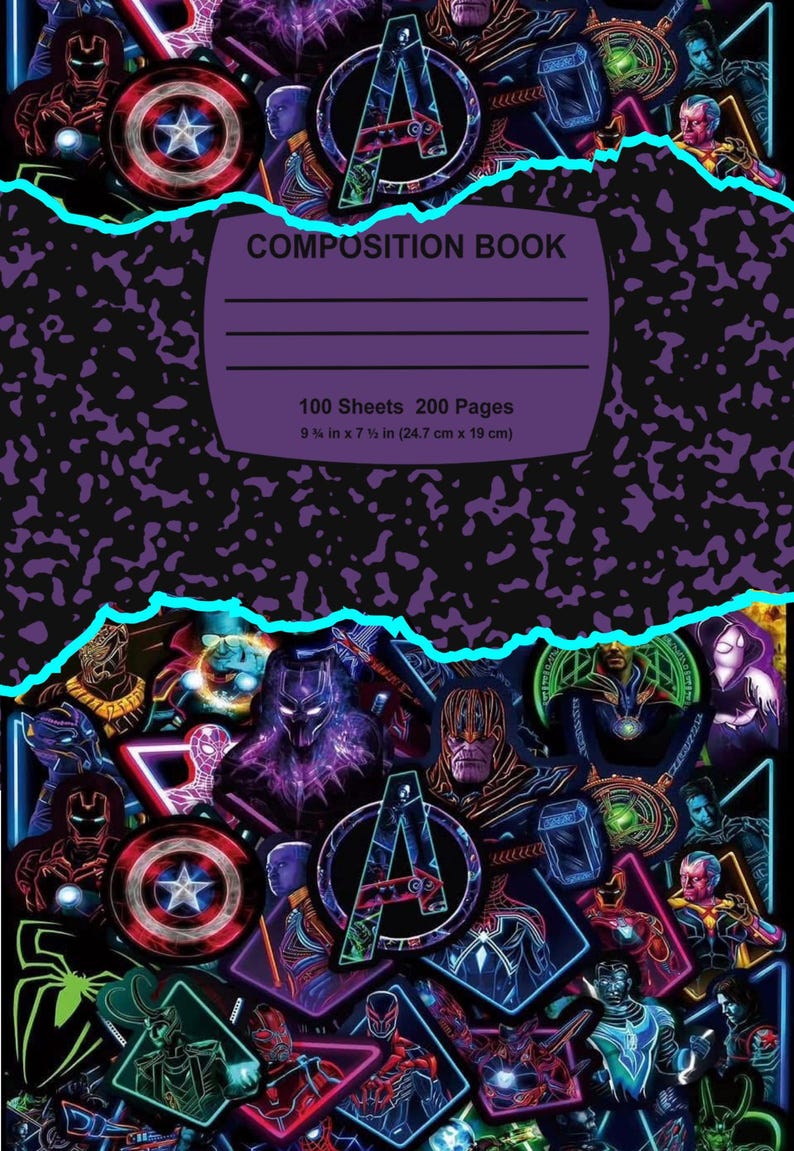 3 Composition Notebook Covers - Etsy