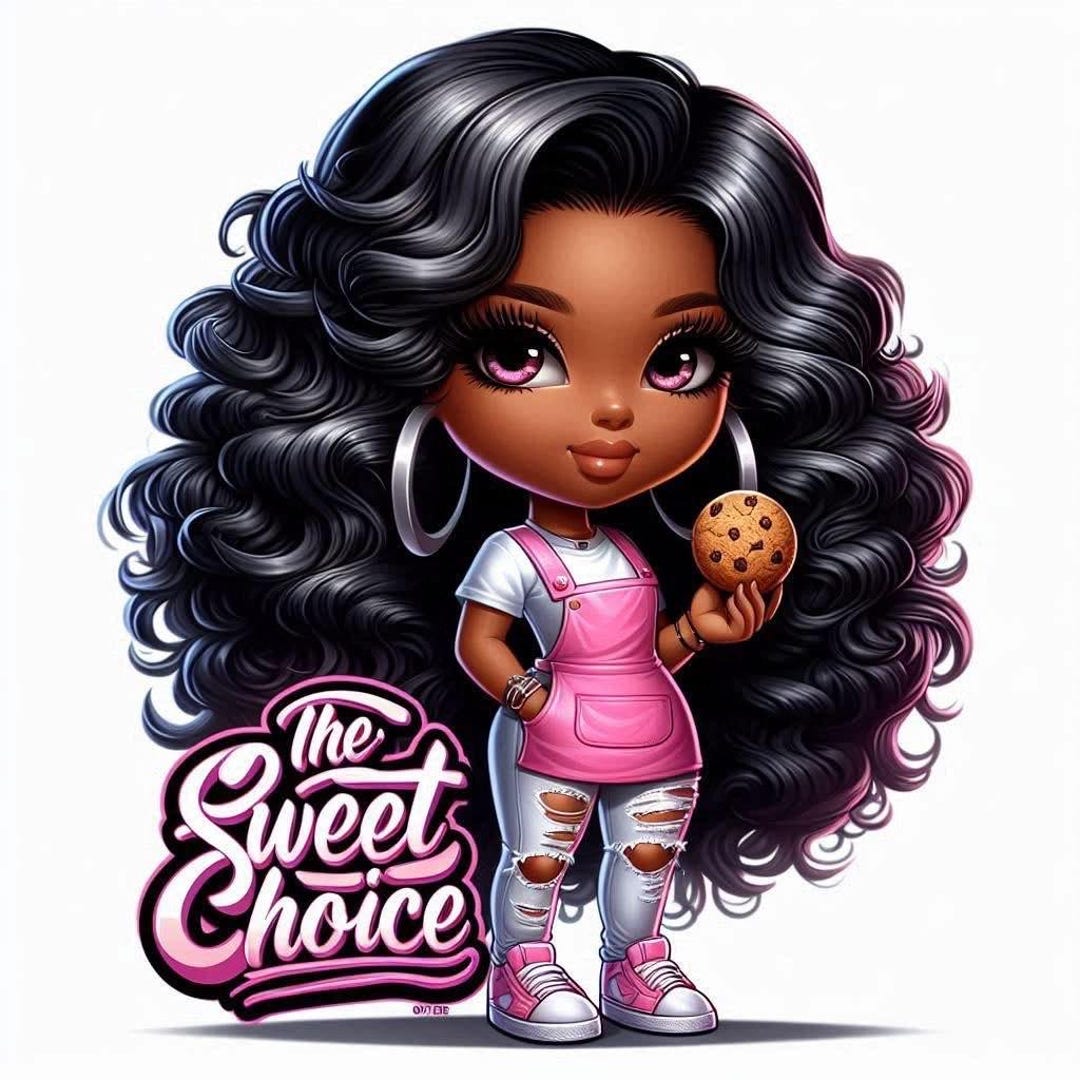 The Sweet Choice Girl PNG - Etsy