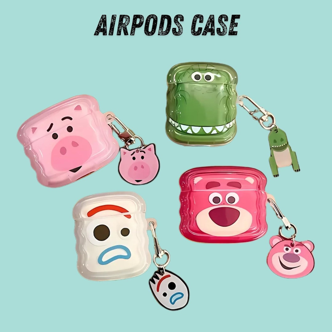 Bear Airpods Case, Cartoon AirPod Case, Earphone Protective Cover With ...