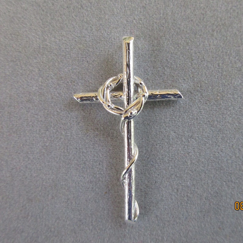 Cross Crown Necklace - Etsy