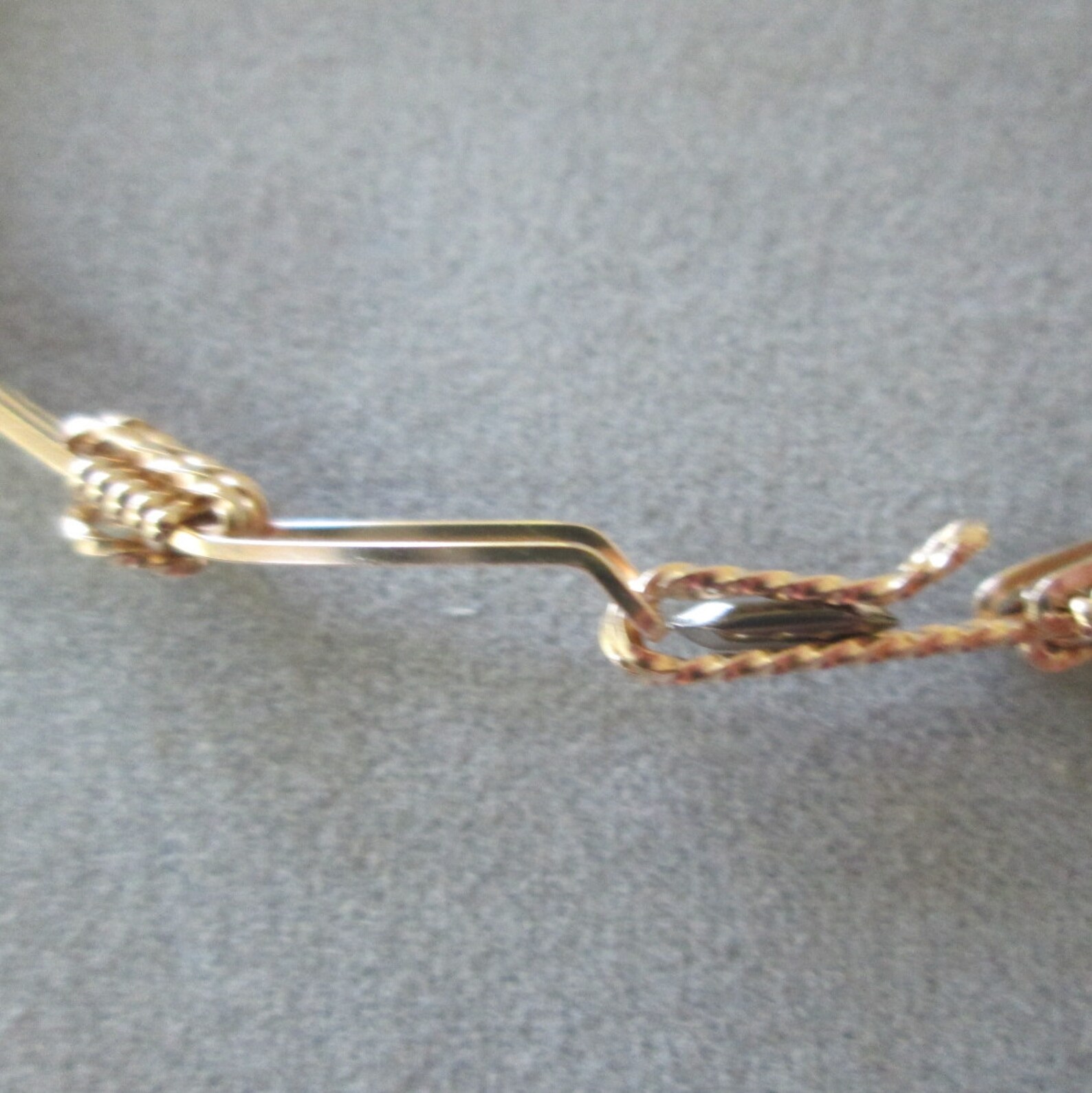 Gold Wire-wrapped Bracelet 14K Gold-filled Wire and Beads - Etsy