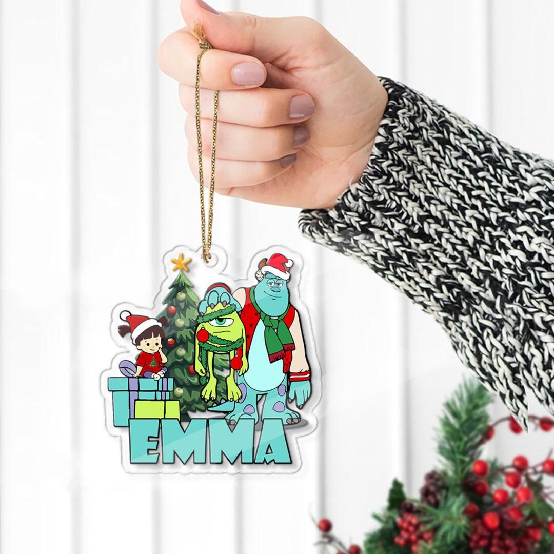 Personalized Sully Christmas Ornament, Monster Inc. Xmas Decoration - Etsy