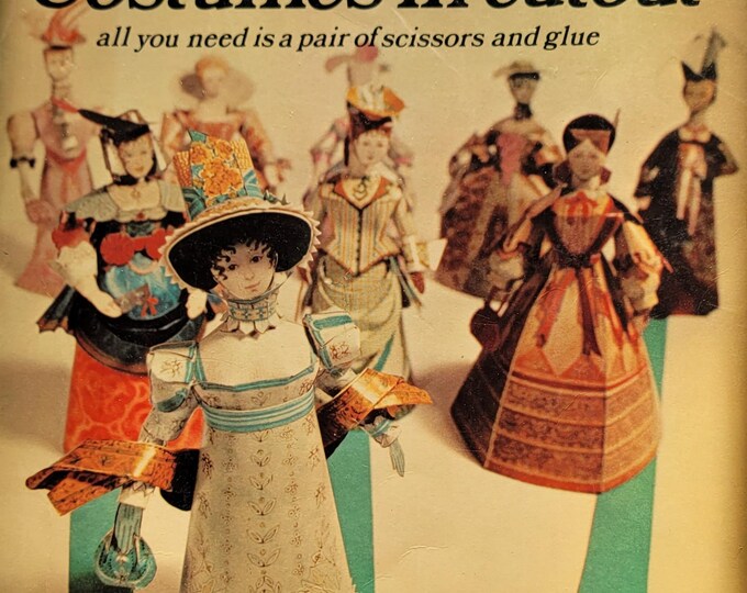 World of Costume in Cutouts Rosemary Lowdnes Craft Art Summer Art - Etsy
