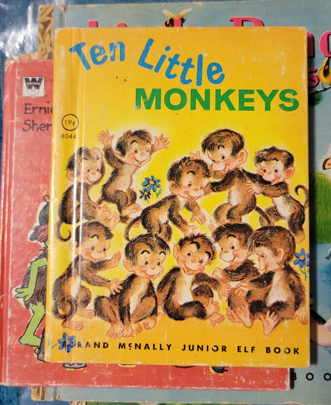 Ten Little Monkeys Children's Book Vintage Small 1953 20231102 - Etsy