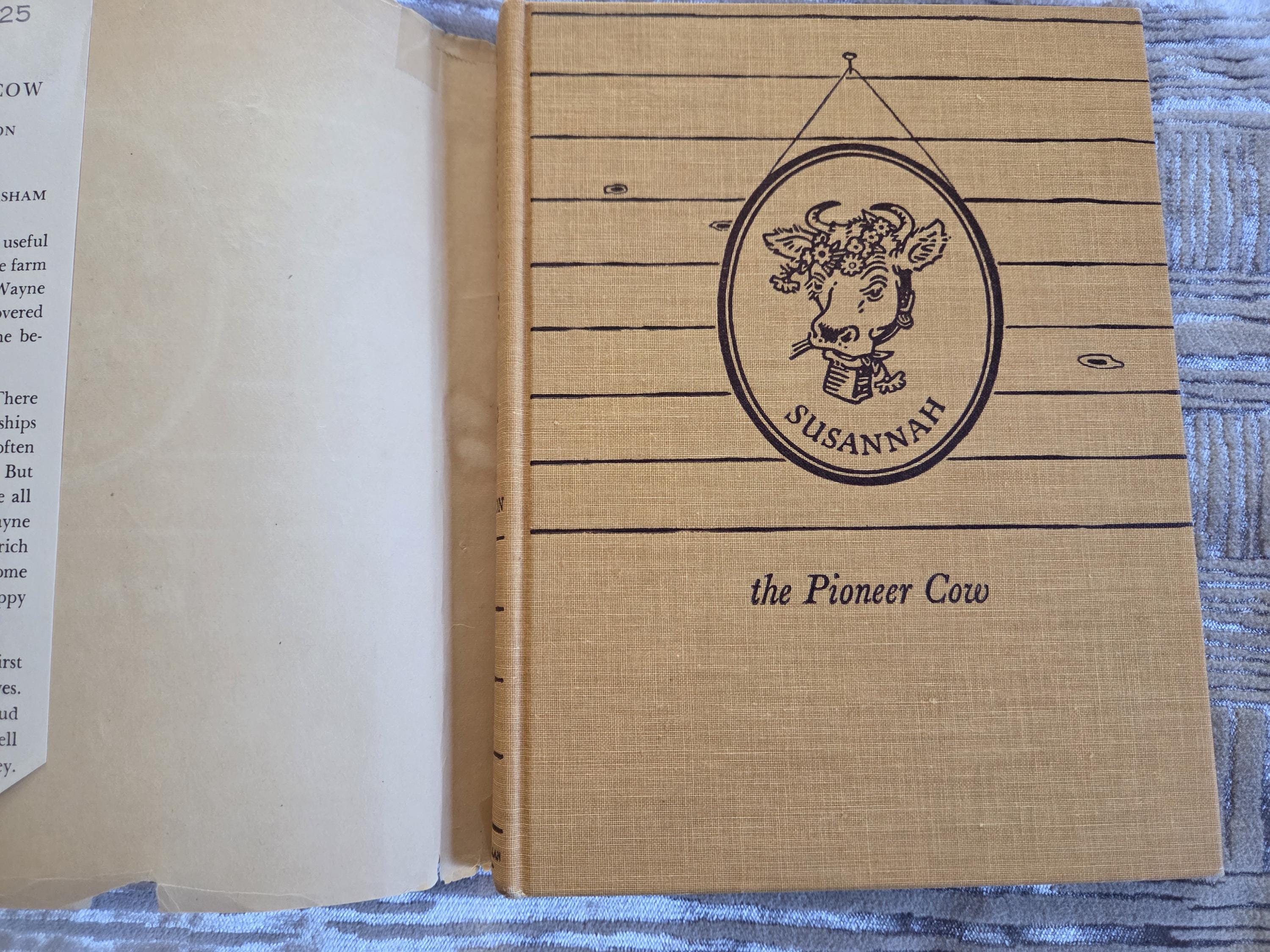 Susannah the Pioneer Cow 1941 FIRST Hc Dustjacket Maud Petersham - Etsy
