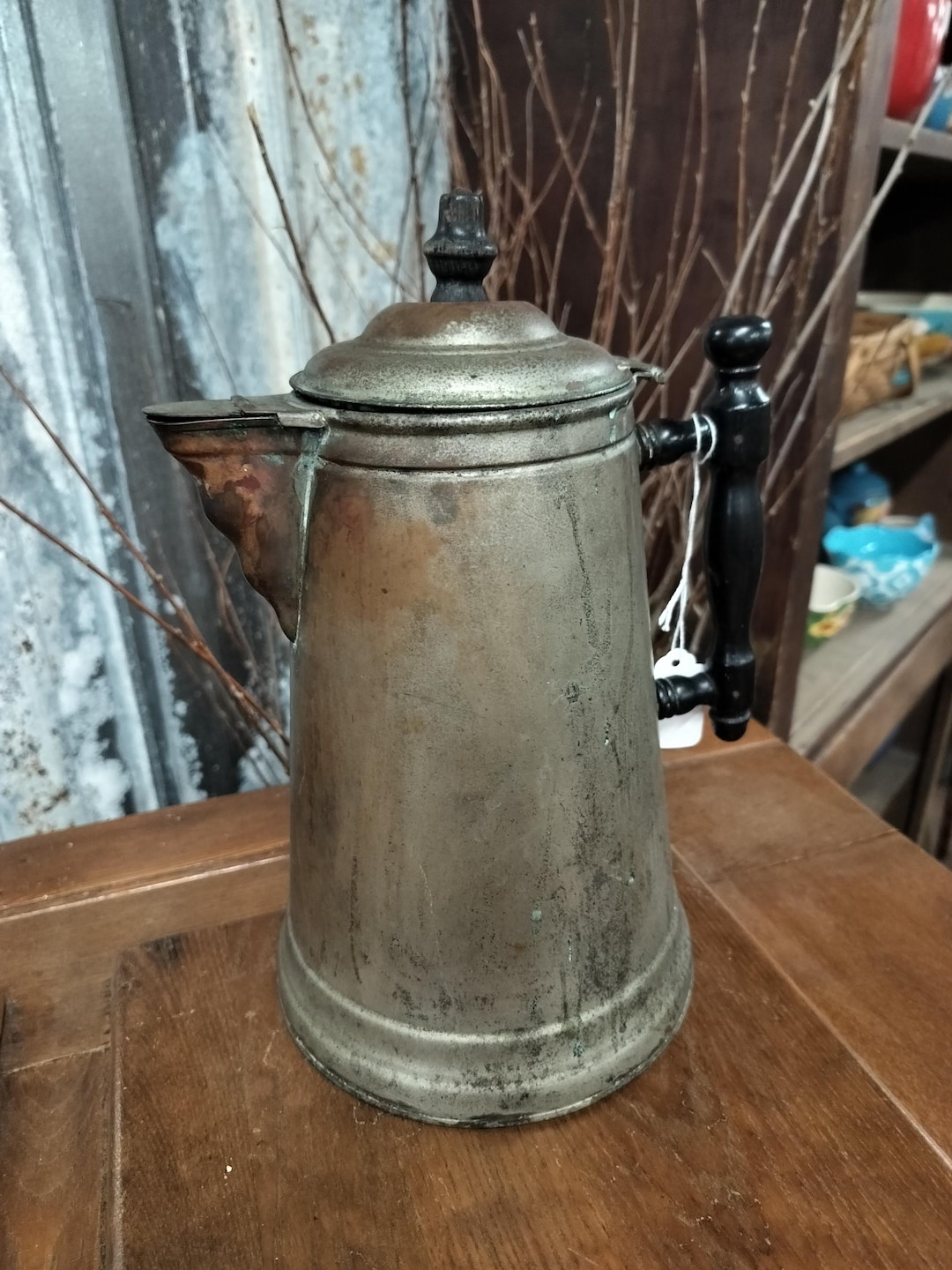 Vintage Antique Coffee Pot Vintage WEAR-EVER Aluminum Coffee Pot ...