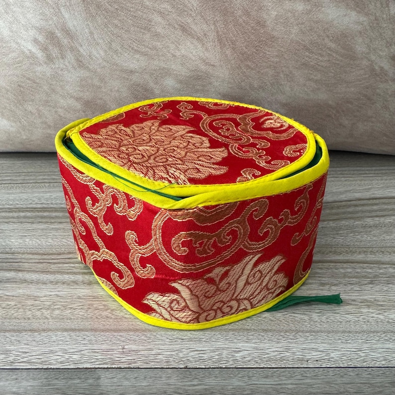 Tibetan Damaru and Prayer Flag, Genuine Hand Made Tibetan Chod Drum - Etsy