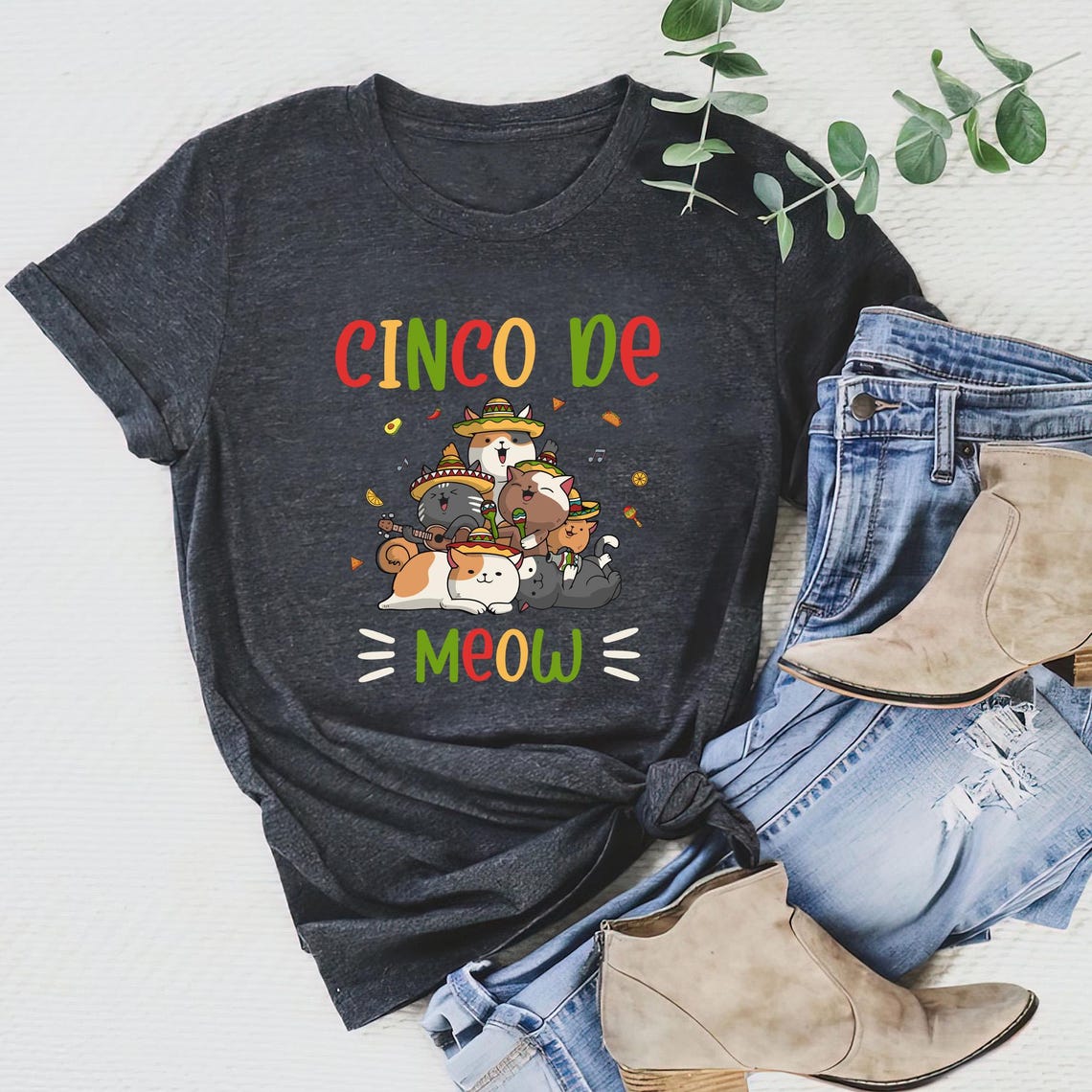 8 Png Cinco De Mayo Cat, Cinco De Meow, Mexican Cat Png, Fiesta Squad ...