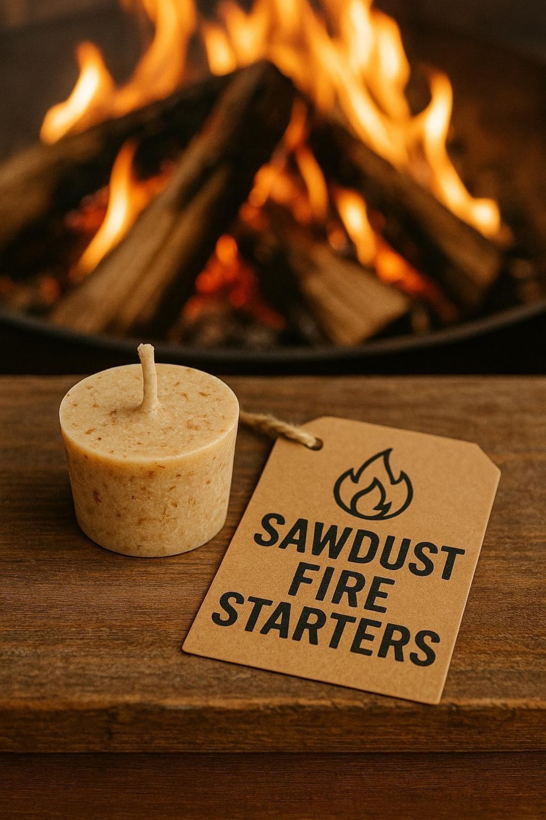 Handmade Fire Starters | Paraffin Wax & Plywood Sawdust | Camping ...