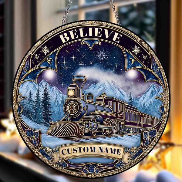 Polar Express Window Decorations - Etsy
