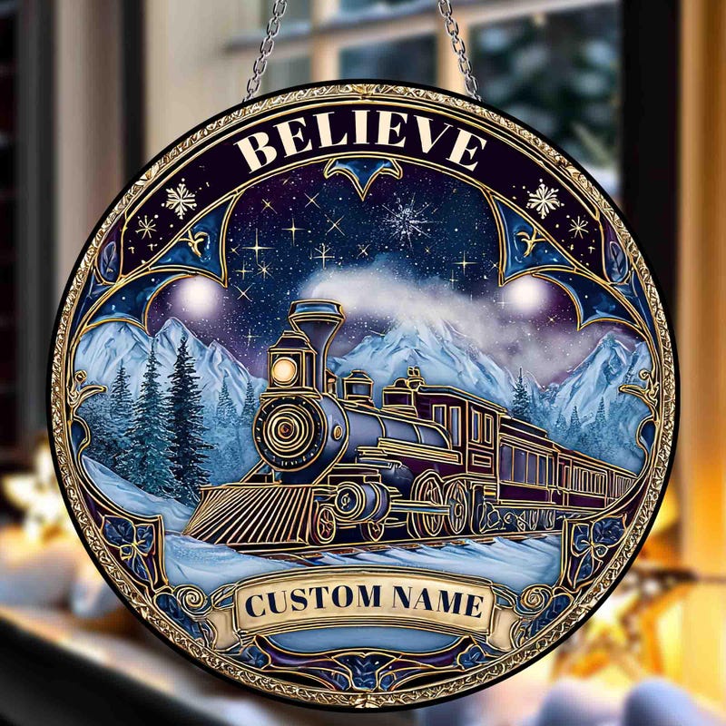Polar Express Window Decorations - Etsy