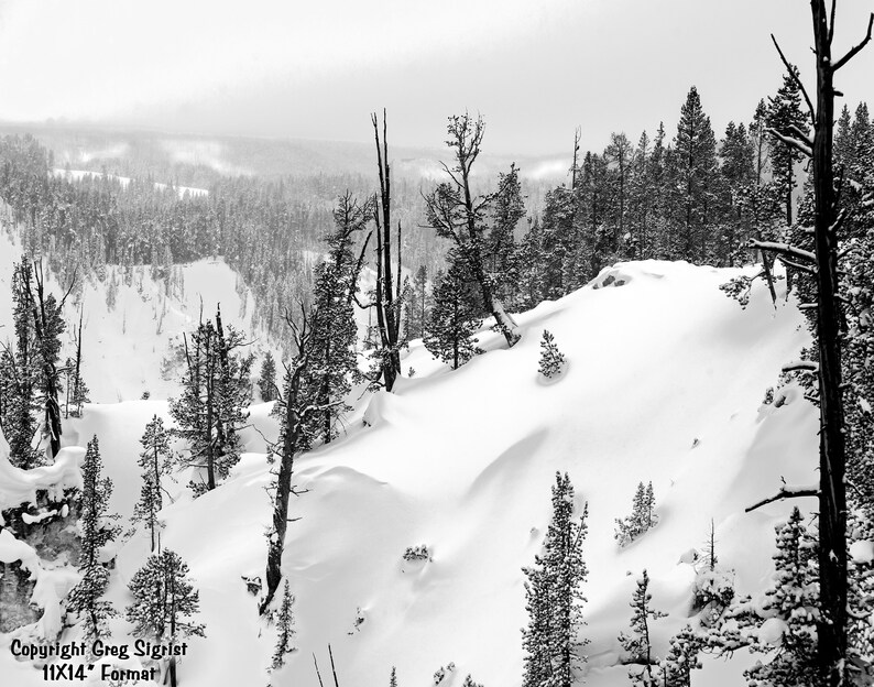 Deep Snow in the Mountains. Fine Art Photograph Available in - Etsy