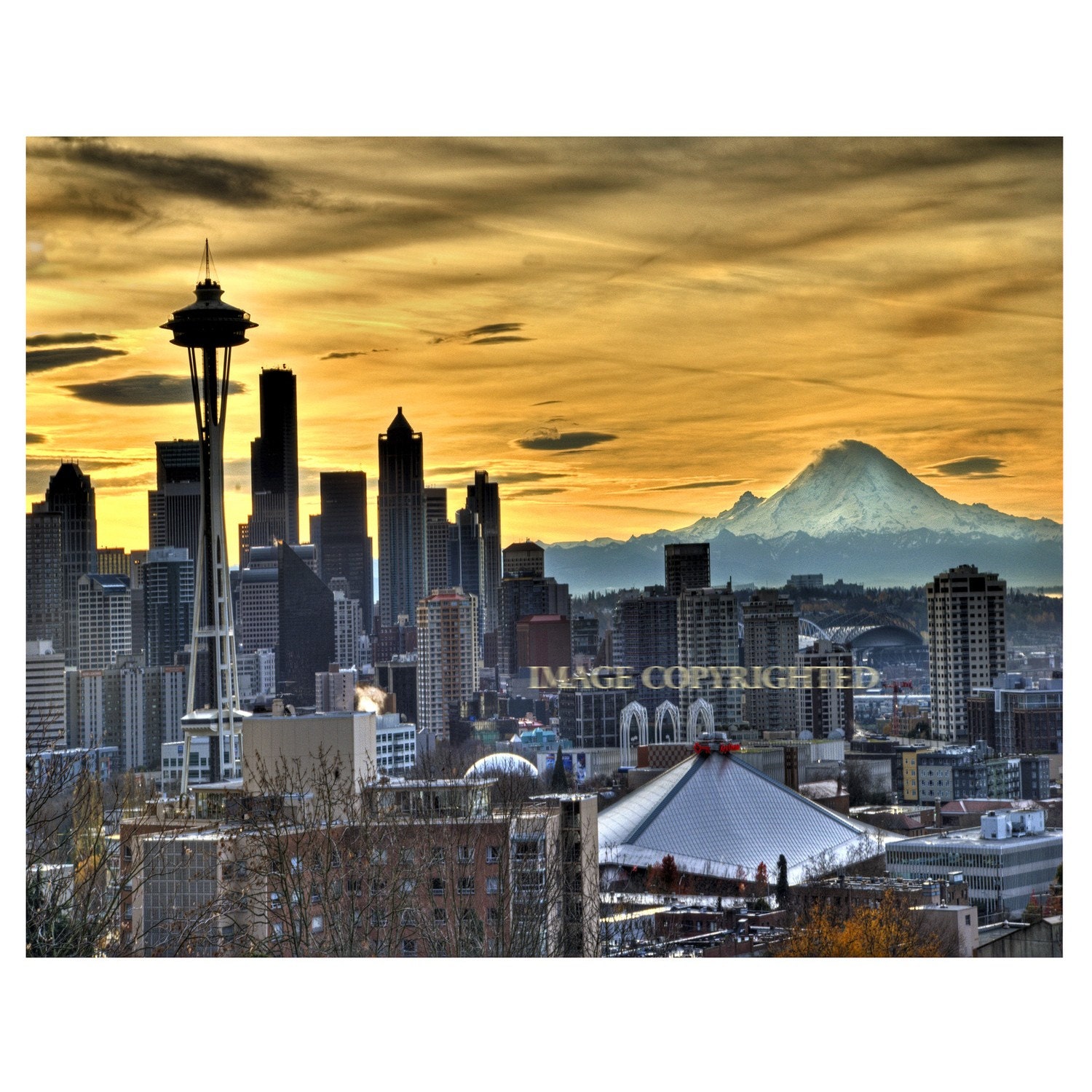 Fall Morning in Seattle Fine Art Image Available in - Etsy