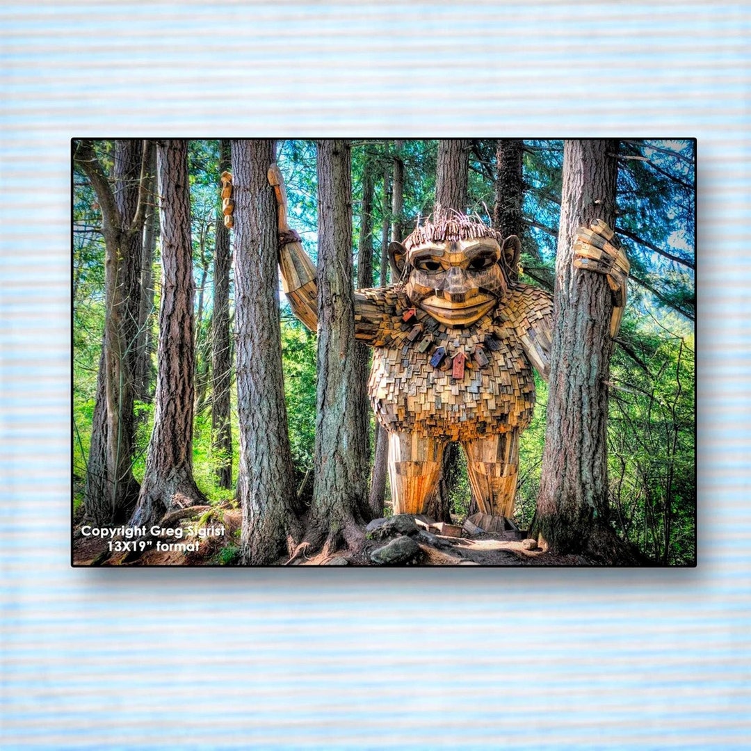 Jakob Two Trees Photograph: Forest Troll Art Print, Issaquah WA - Etsy