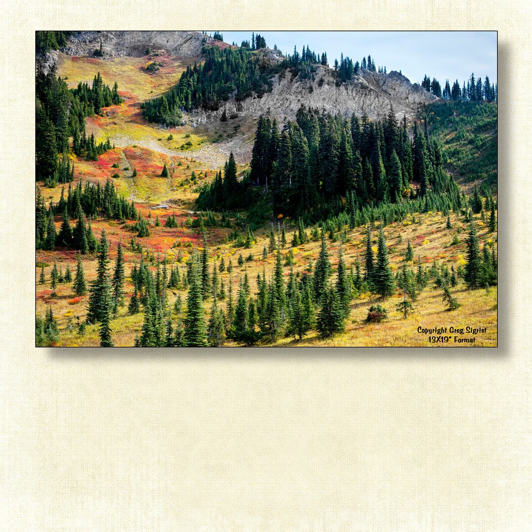 Chinook Pass Fall Colors Photograph: Washington State Mountain ...