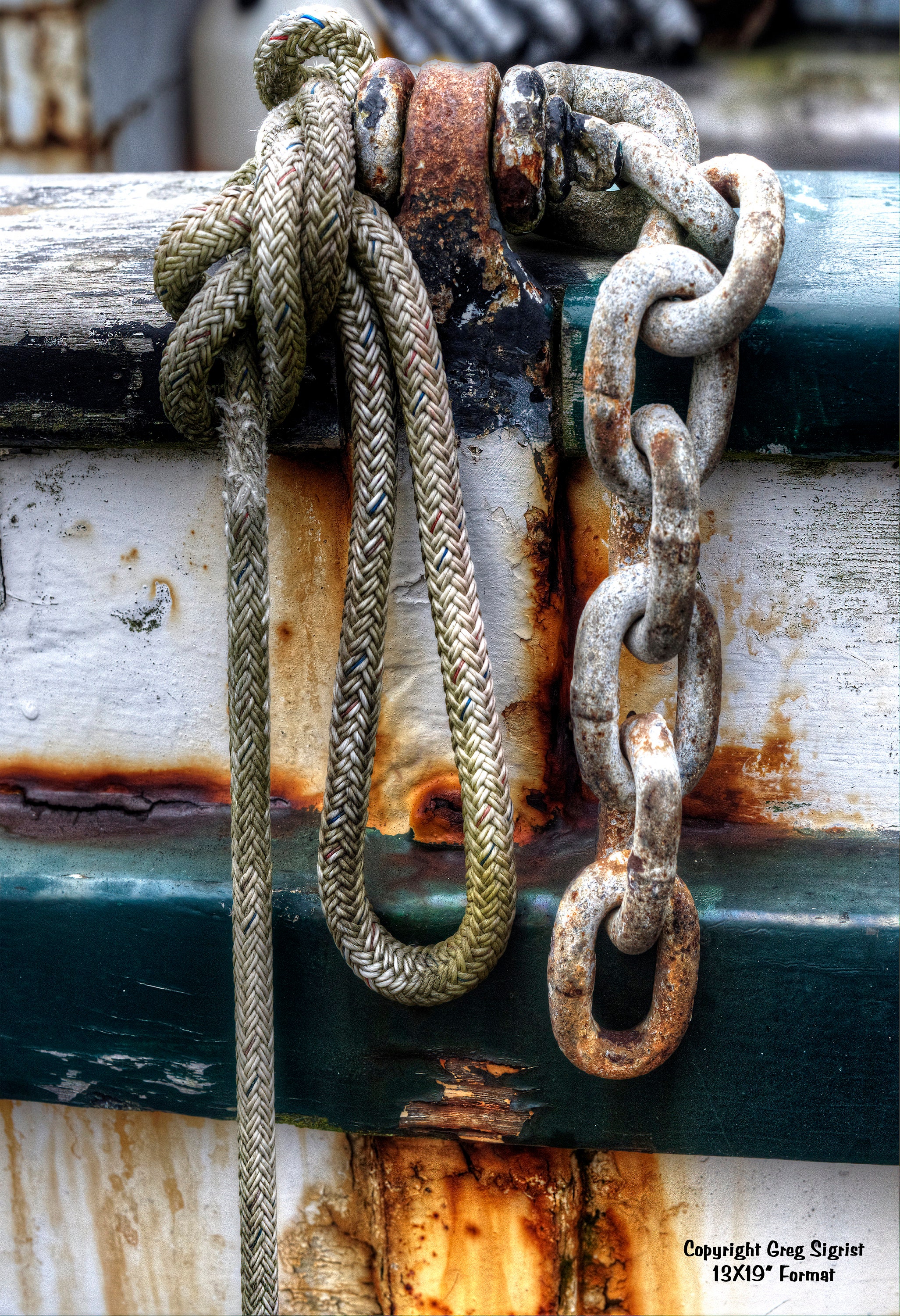 Rope and Chain Fine Art Photograph Available in 5X7, 8X10, 11X14 and ...
