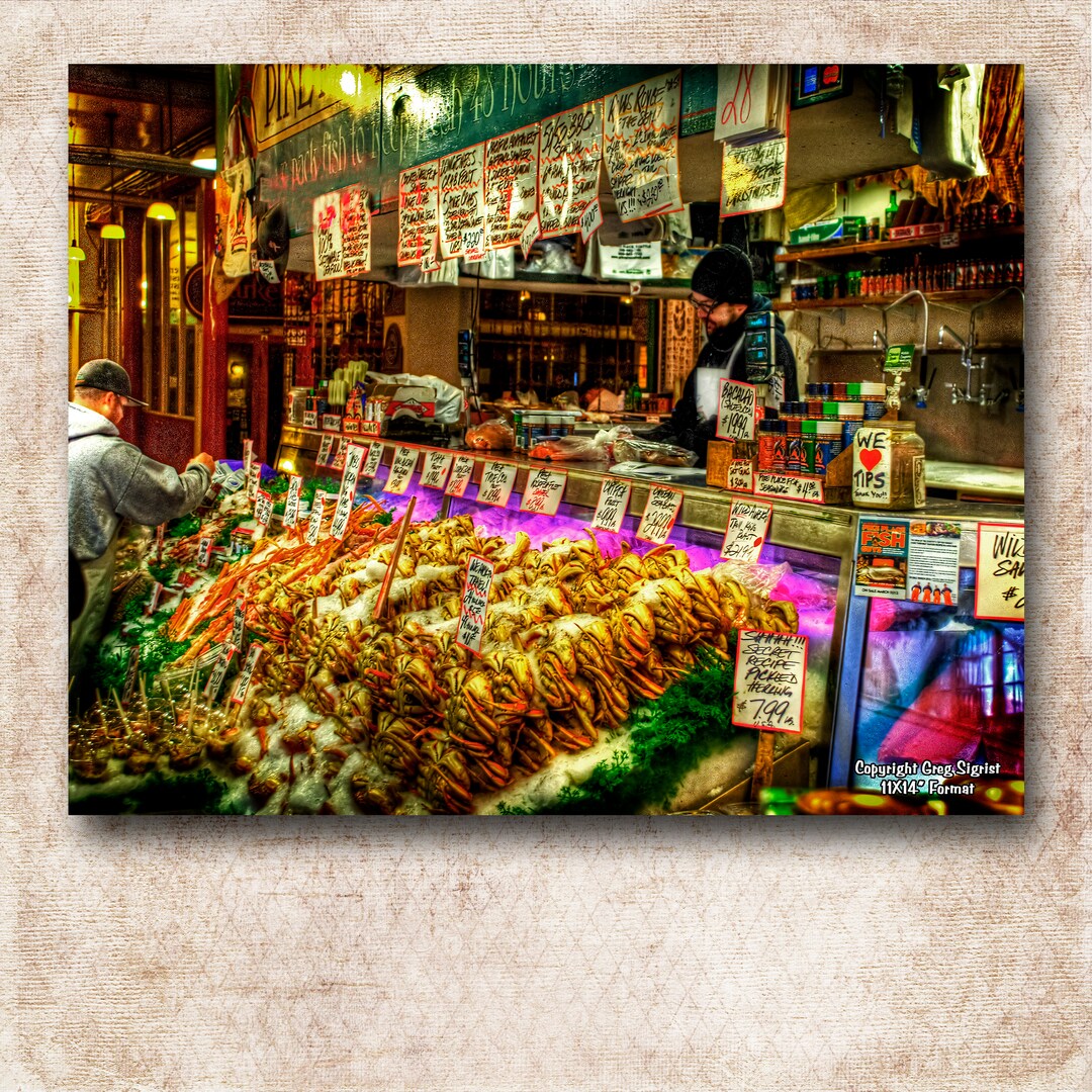Fish Mongers Seattle Public Market Fine Art Photograph - Etsy