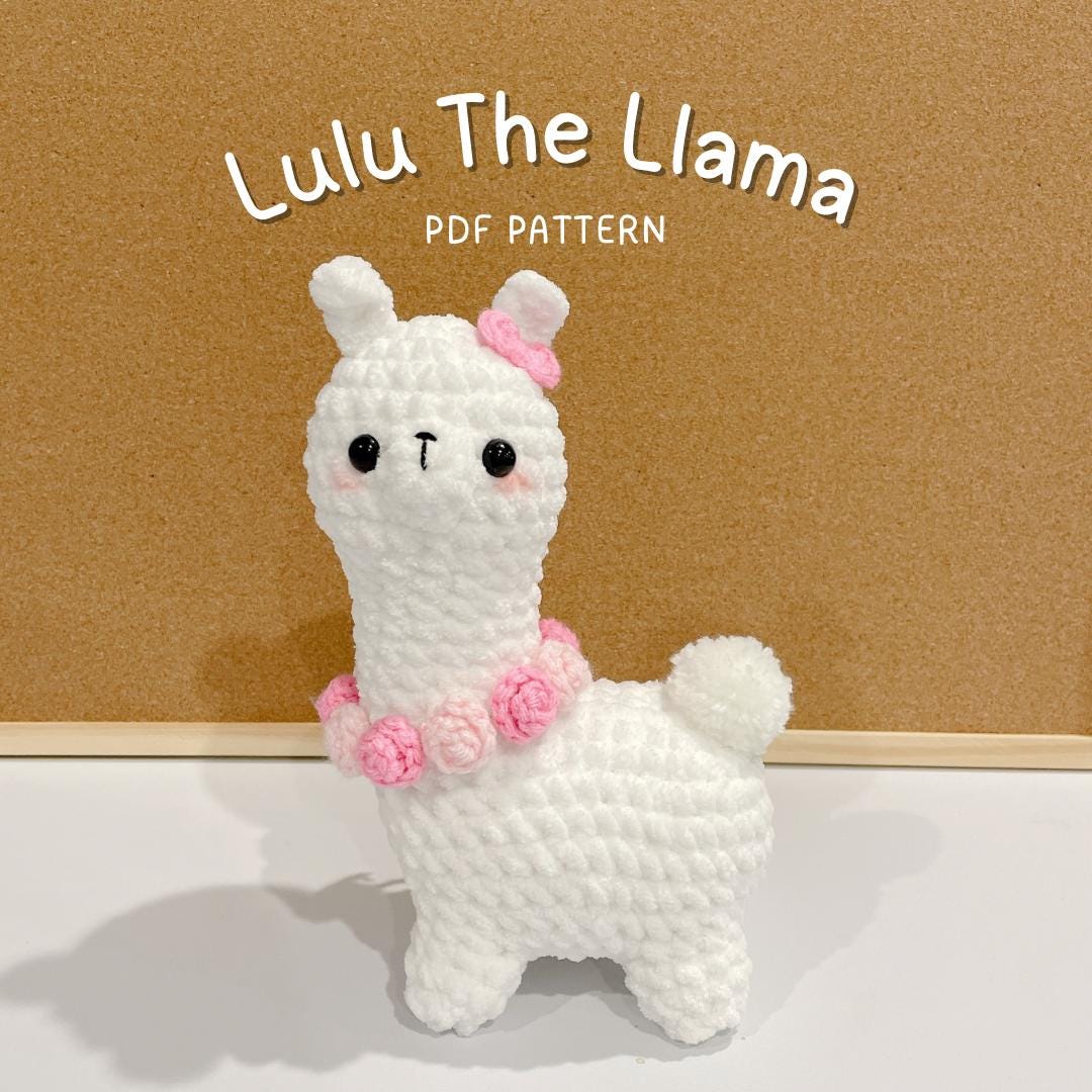 Lulu the Llama Crochet Pattern: Beginner-friendly Amigurumi (PDF ...