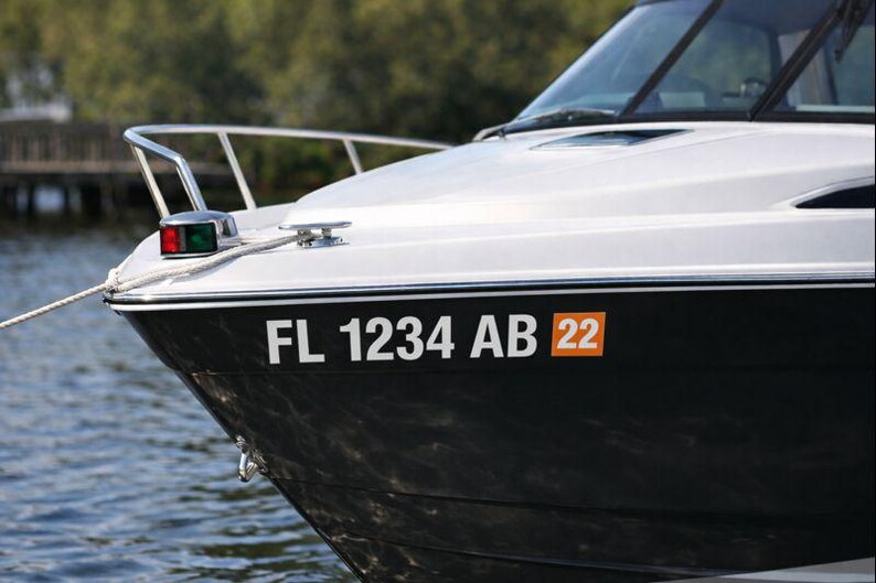 Custom Boat Registration Number Decals – Marine Grade Vinyl Stickers ...