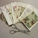 Antique Au Bon Marche Fabric Sample Card: French Textile Collage - Etsy ...
