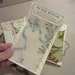 Antique Au Bon Marche Fabric Sample Card: French Textile Collage - Etsy