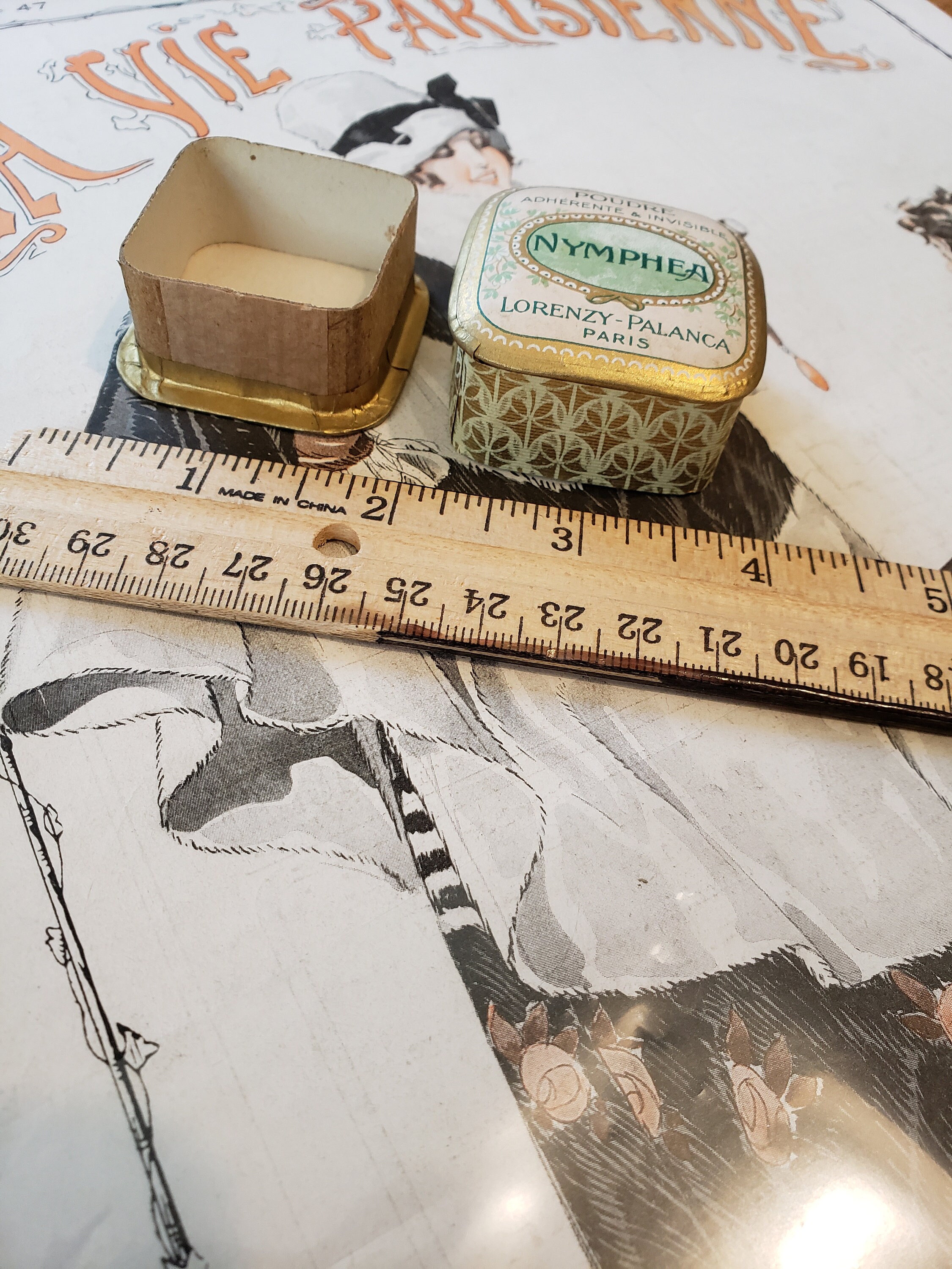 Rare Find Authentic Paris Antique Face Powder Box/ Clean and | Etsy