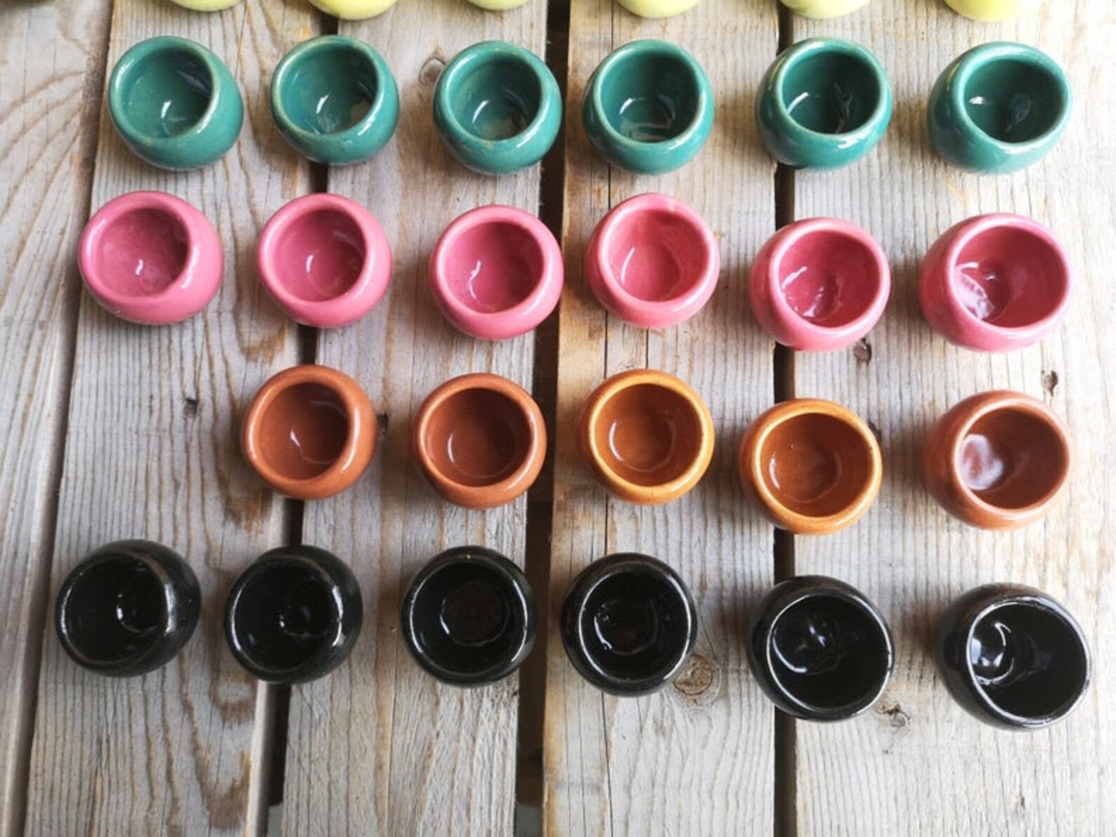 Authentic French Colored Ceramic Snail Cups/vintage Escargot - Etsy