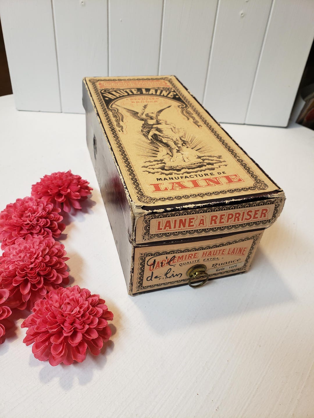 Rare Antique French Box Filled With Antique French Threads - Amazing ...