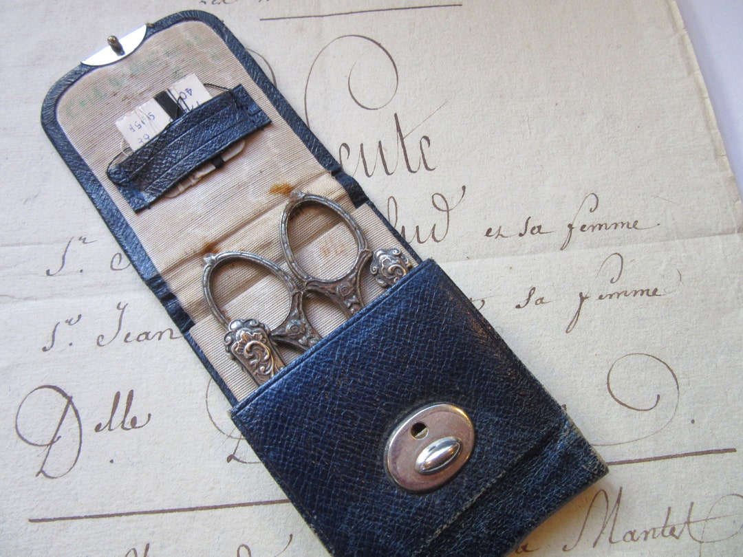 Antique French Sewing Kit: Galleries Lafayette, Original Pouch - Etsy