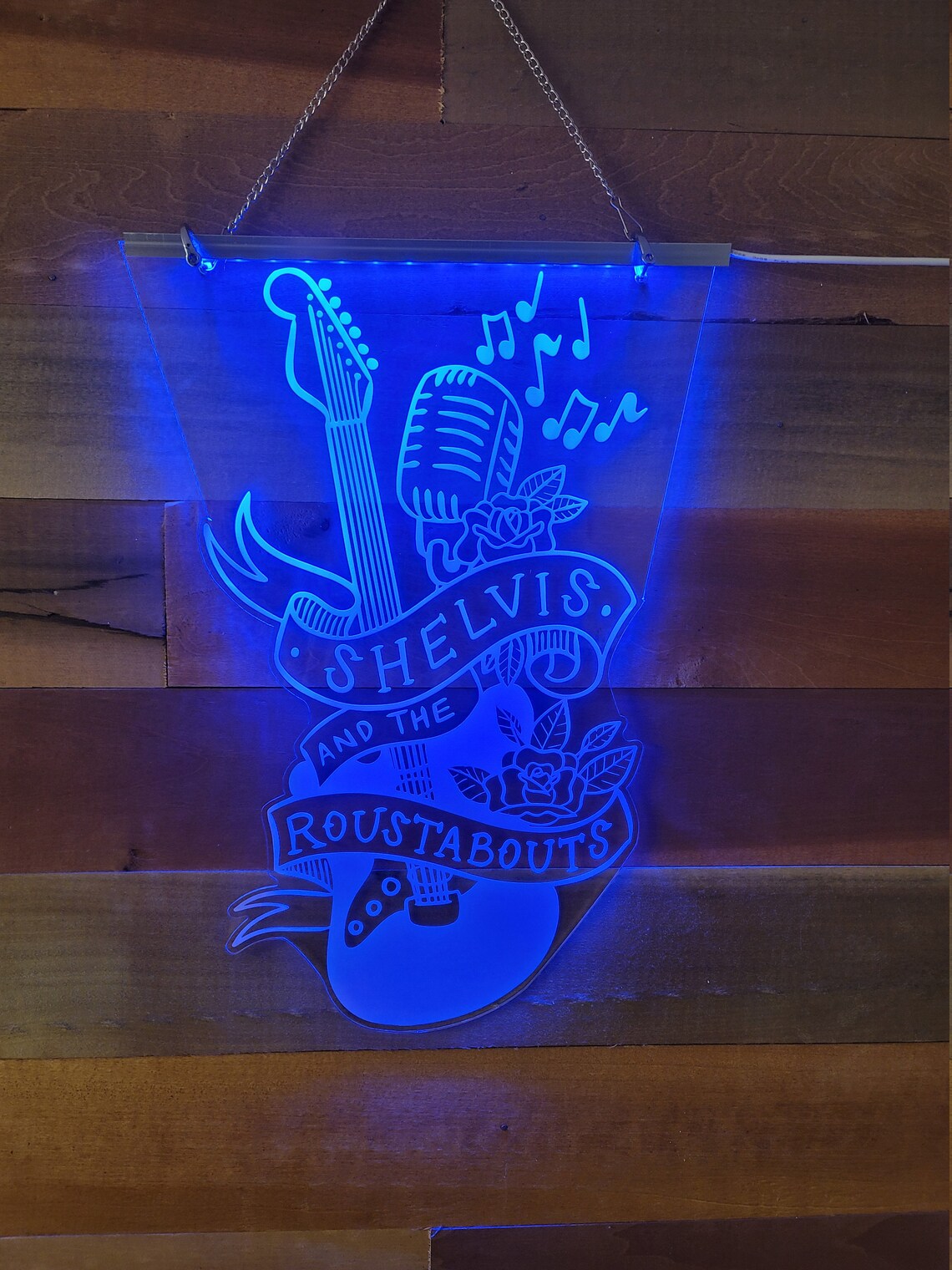 Custom Hanging LED Light Customized with your Logo or | Etsy