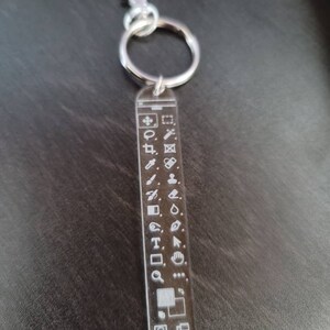 Photoshop Tool Panel Keychain | Graphic Designer, Web Designer, Digital ...