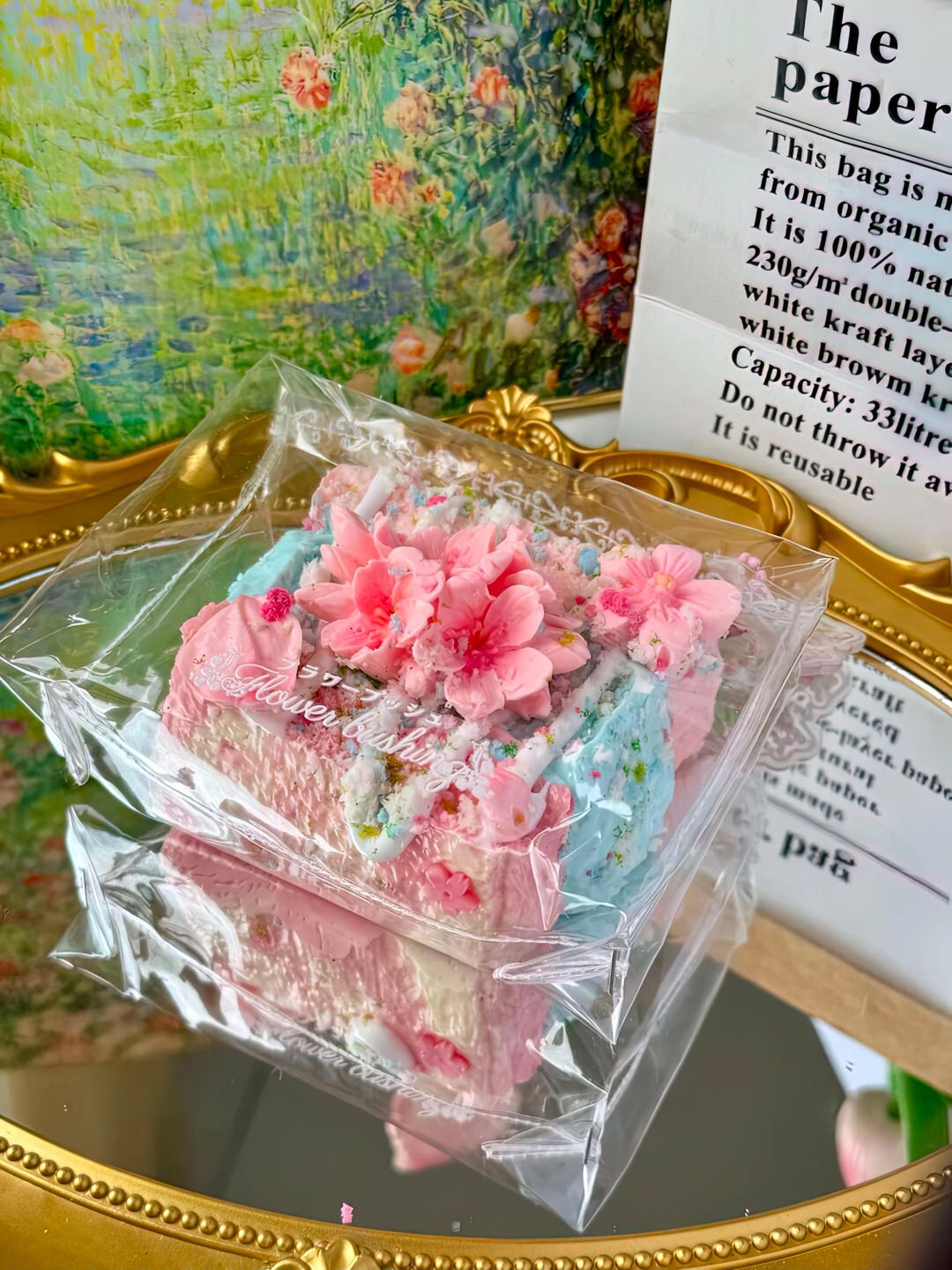 Squishable Monet Garden Toast Taba Squishy Toy,handmade Cute Gift ...