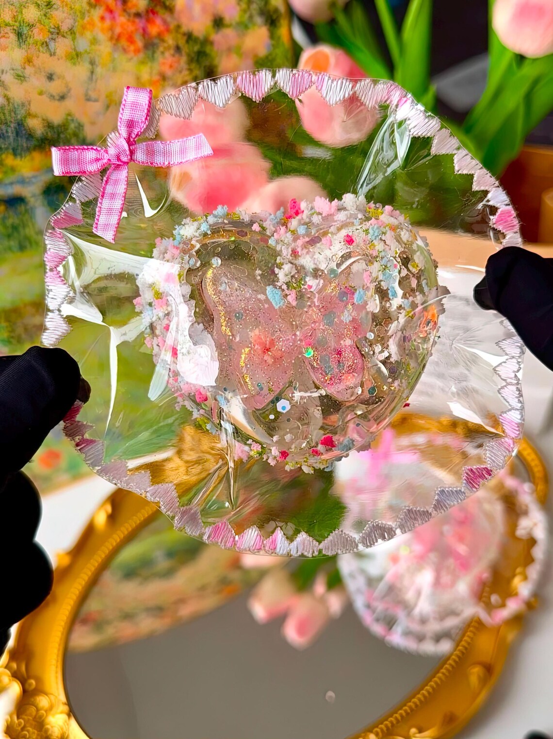 Butterfly Heart Taba Squishy Bag Sensory Fidget Toy Stress Reliever for ...