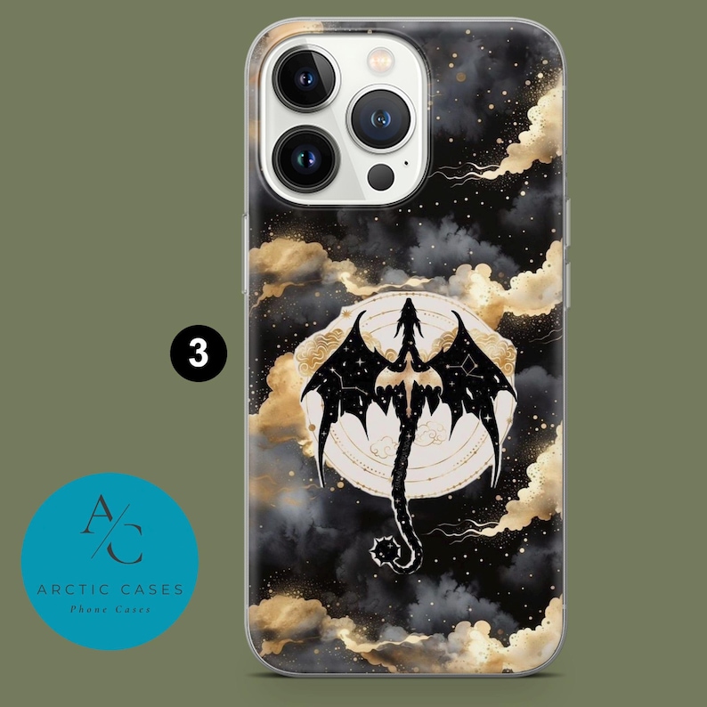 Fourth Wing-telefoonhoesje Dragon Cover voor iPhone 17 Air, 16, 15, 14 ...