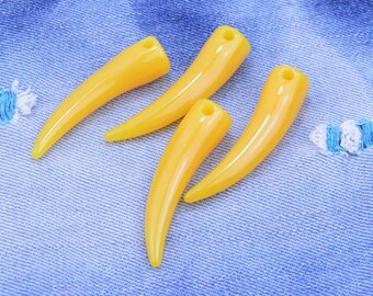 36 fangs animal teeth plastic sharp tooth ivory pointed | Etsy